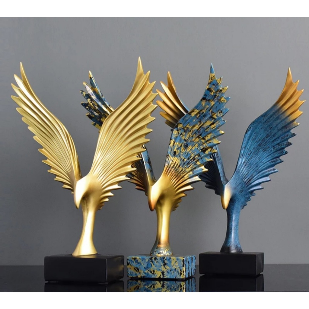 Jual Patung Sayap Garuda Modern Kepakan The Winning Award Dekorasi Meja ...