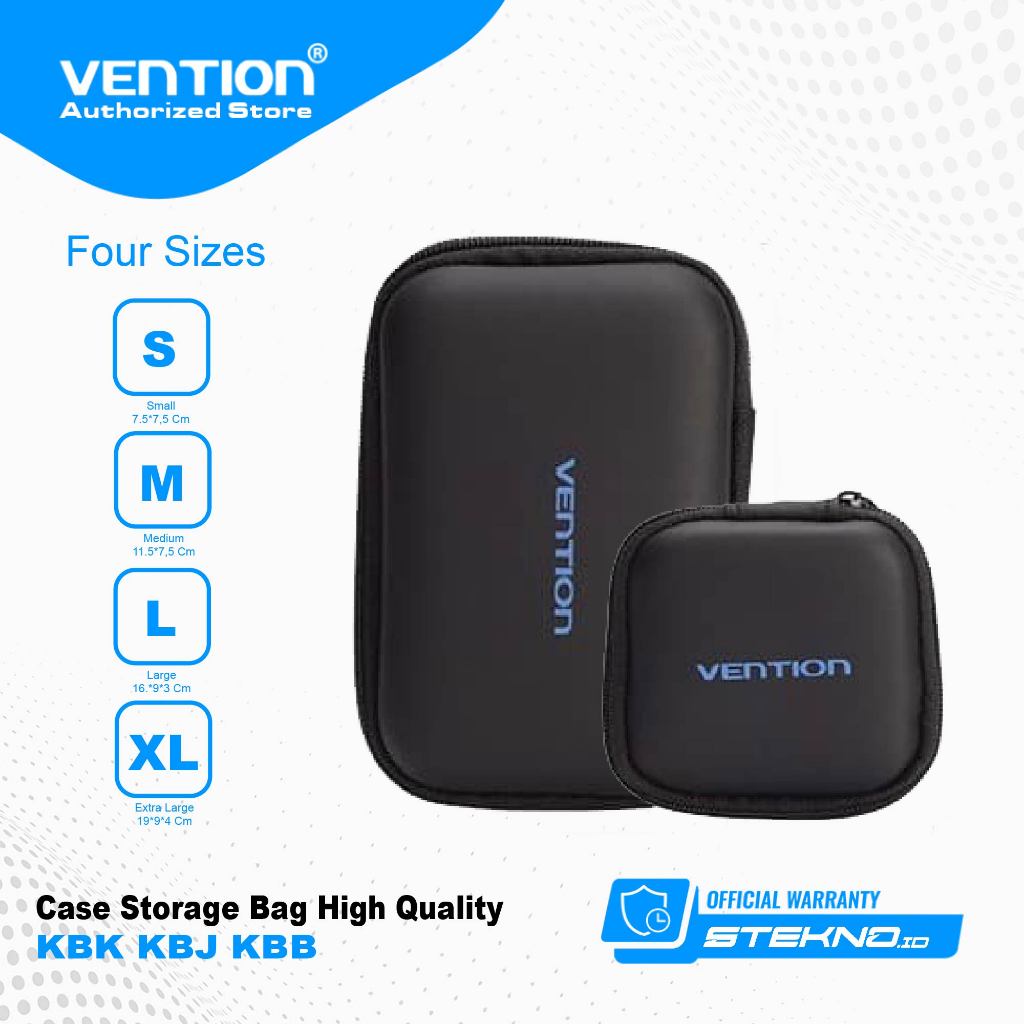 Jual Vention Case Storage Bag Pouch High Quality Earphone HDD Organizer ...