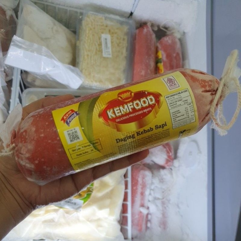 Jual Kemfood daging kebab sapi 500g | Shopee Indonesia
