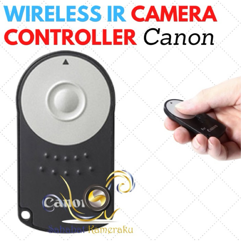Jual Wireless Infrared Remote shutter Selfstudio 100D 300D 350D 450D ...
