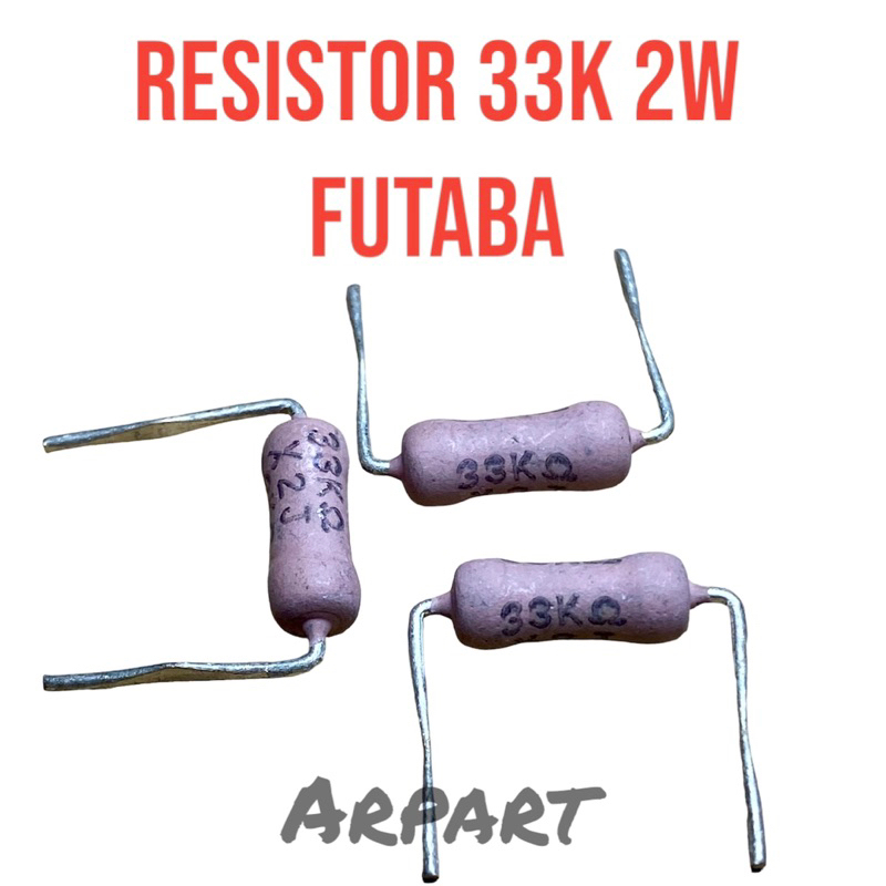 Jual resistor 33k 2w fukushima futaba japan | Shopee Indonesia