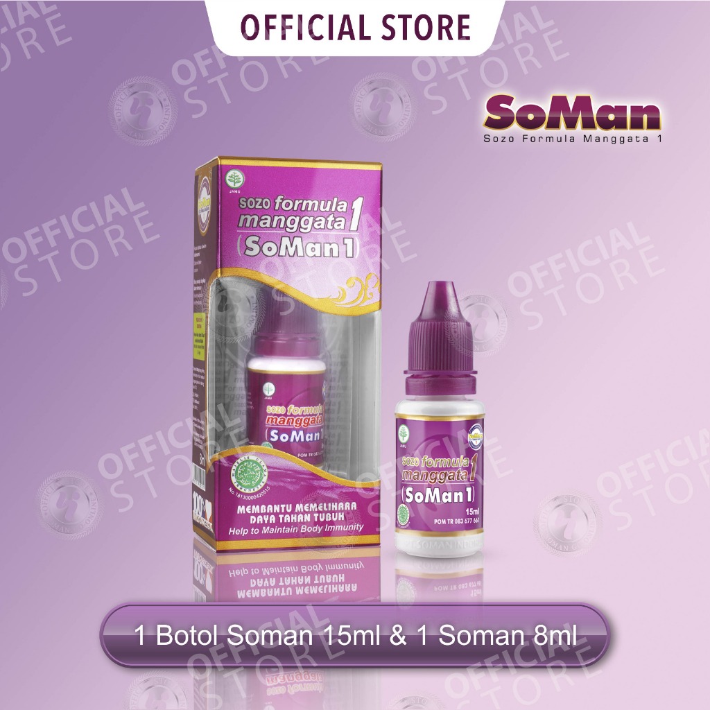Jual SPECIAL BUNDLING-SOMAN - Jamu Tetes 8ML + 15ML (Tanpa Dus ...