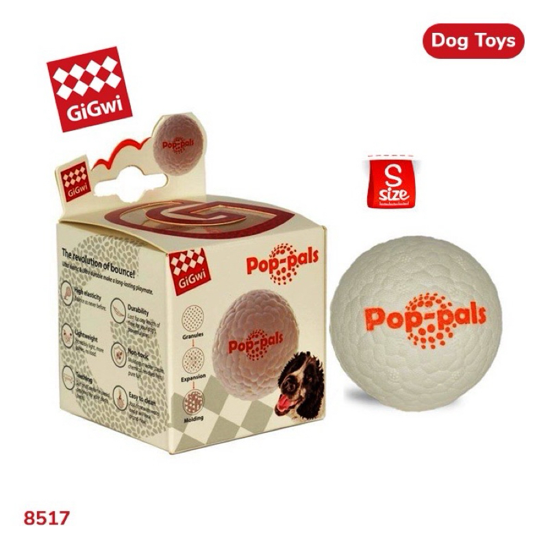 Jual GiGwi Mainan lempar Bola Hewan Peliharaan Anjing Karet Padat Dog ...