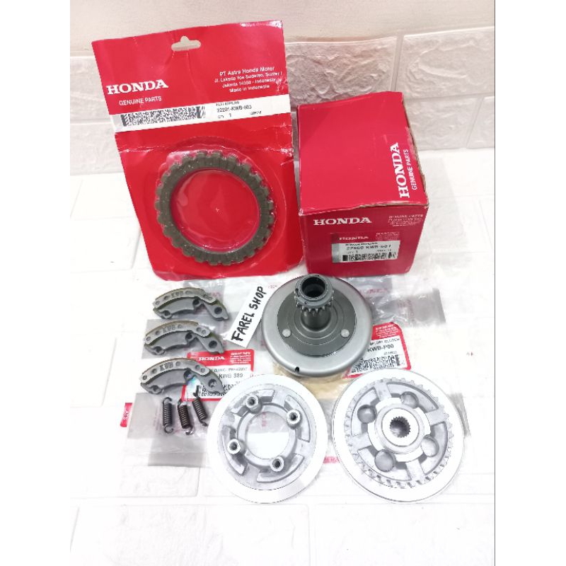 Jual Paket Lonceng + Rumah Kopling + Kampas Ganda + Plat Kopling Honda Revo Absolute Revo Fit ...