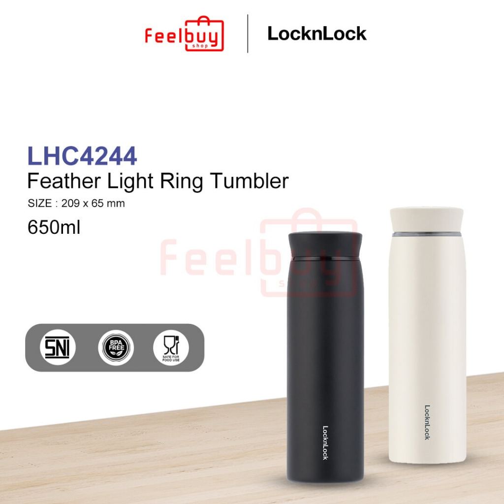 Jual LocknLock Feather Light Tumbler 460ml - LHC4244 | Shopee Indonesia