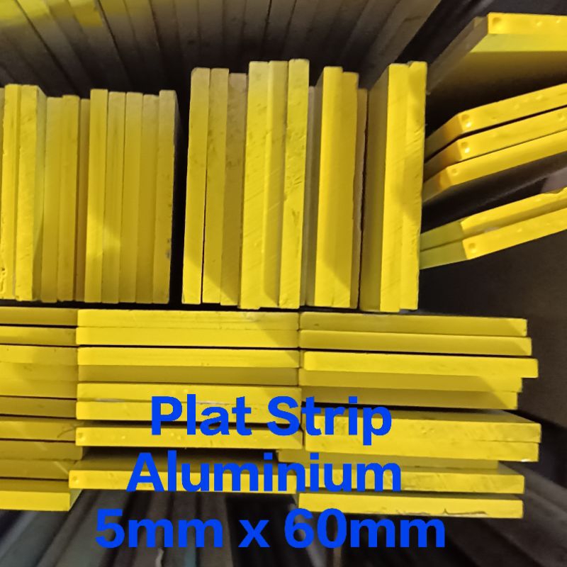 Jual Plat Strip Aluminium 5mm x 60mm x 500mm | Shopee Indonesia