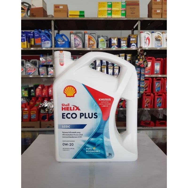 Jual Oli Shell Eco Plus 0w-20 3 liter | Shopee Indonesia