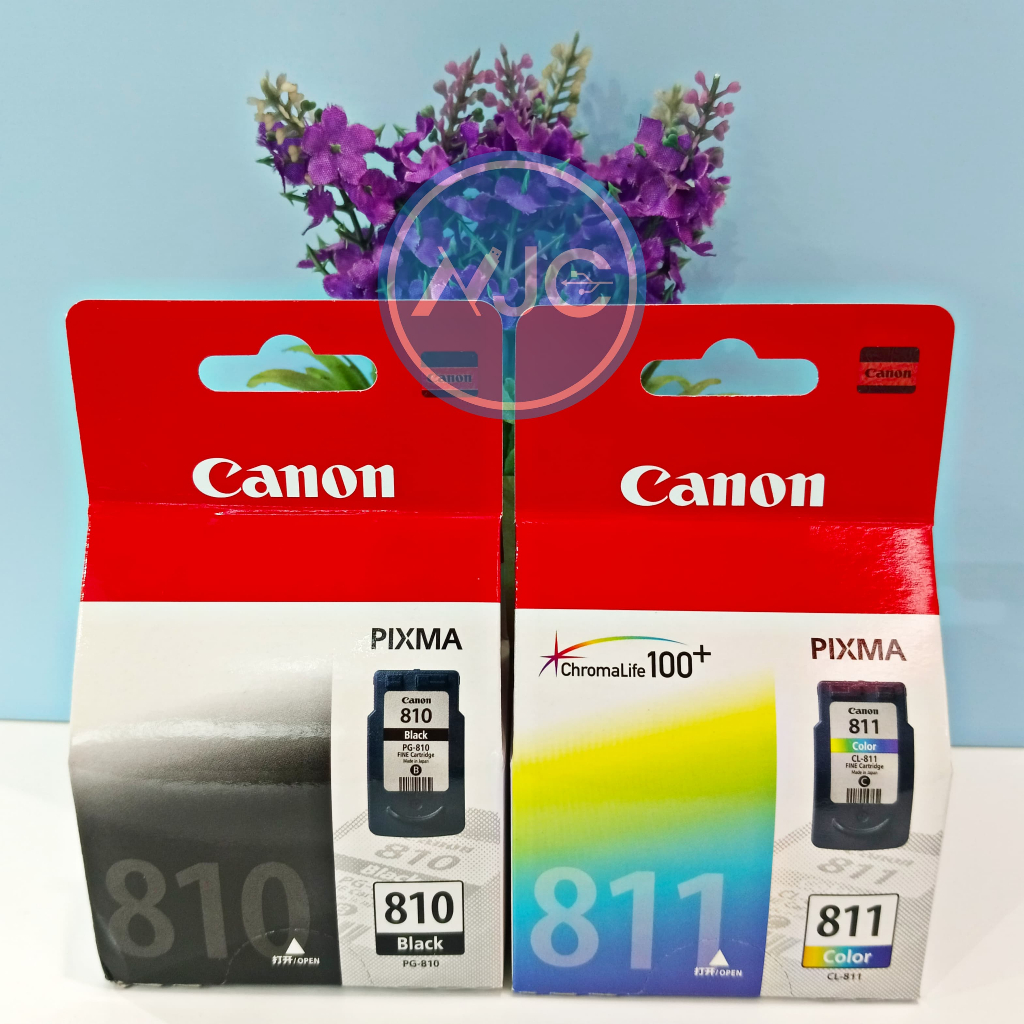 Jual CATRIDGE ORIGINAL CANON 810 BLACK 811 COLOUR/ PG810 PG811 BARU ...