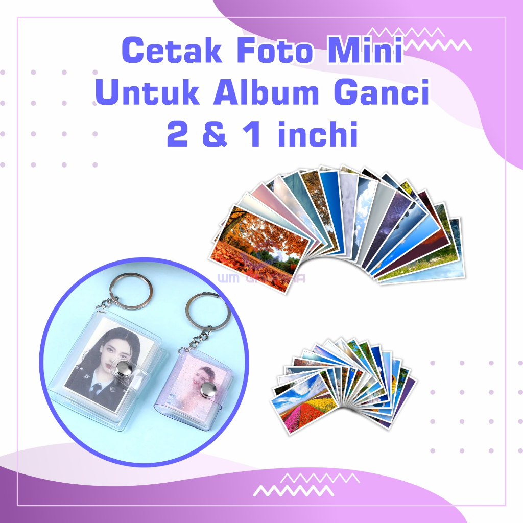 Jual Cetak Foto Mini Untuk Album Photo Gantungan kunci Ganci Keychain 1 ...