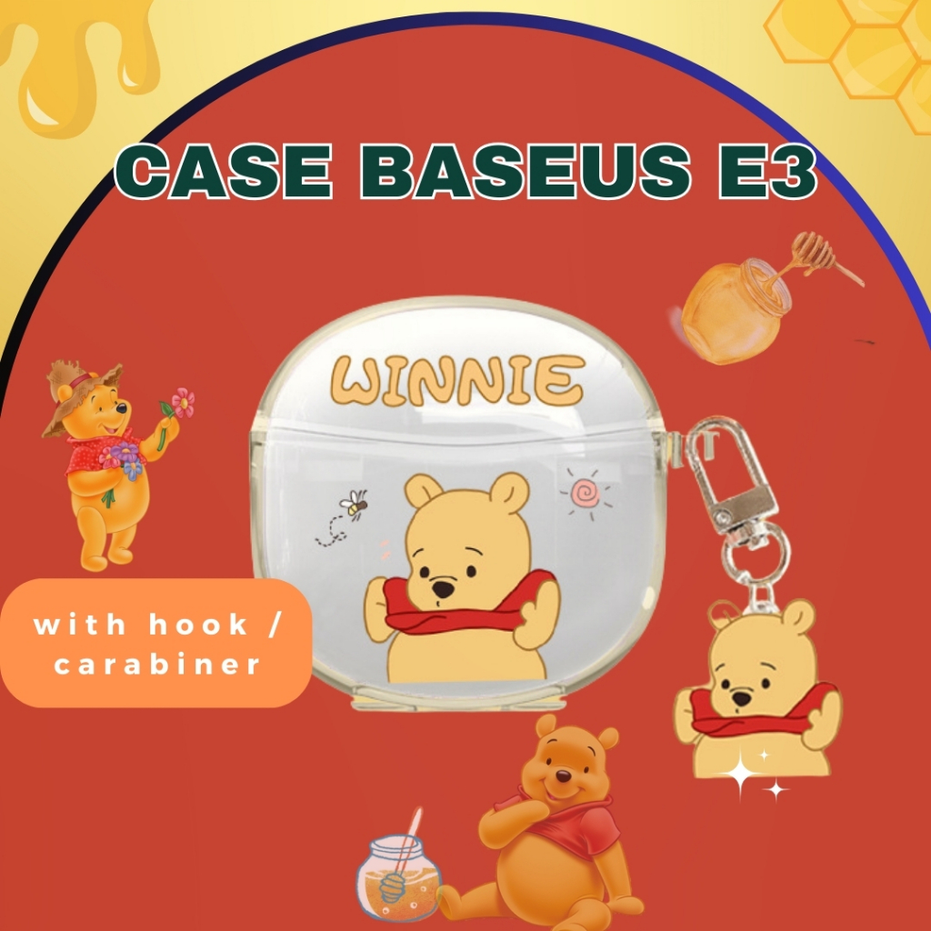 Jual Case Baseus Bowie E3 TPU Transparant Casing Cover TWS Pelindung ...