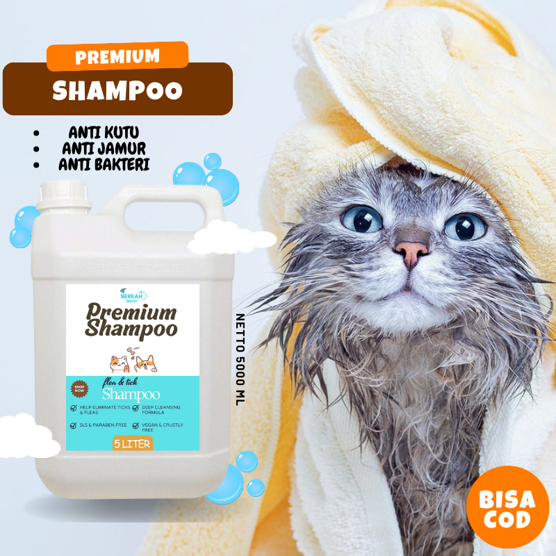 Jual 5 LITER Pet Shampoo Hewan / Shampoo Anjing dan kucing Formula ...
