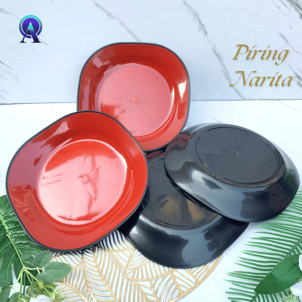 Jual Piring Ramen Hitam 22 CM Piring Plastik Mewah Model Jepang ...