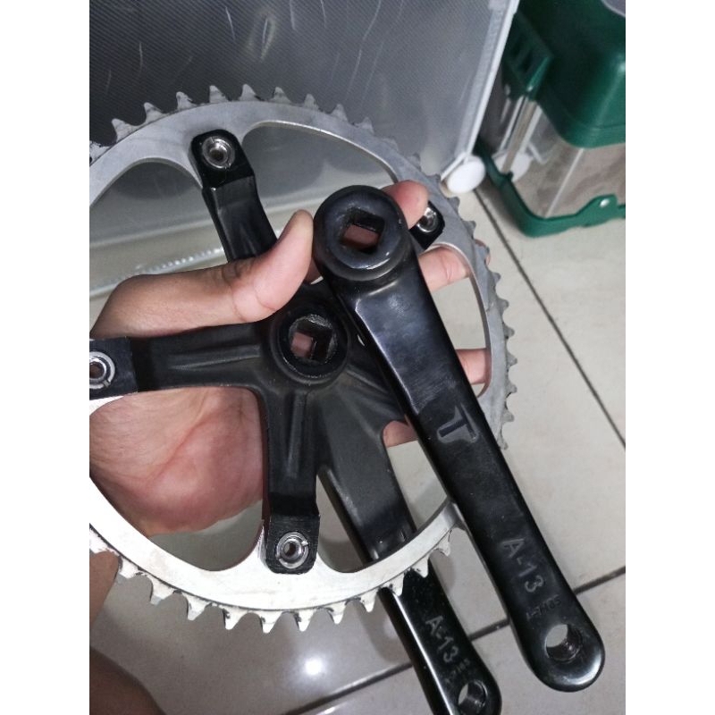 Jual Crankset RINPOCH 1.1 ( Like sugino 75 ) | Shopee Indonesia