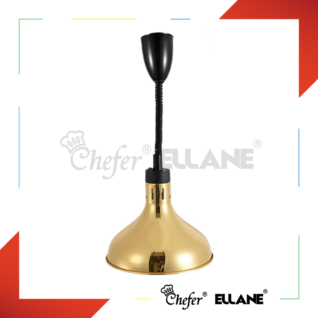Jual Heating lamp 250 watt lampu pemanas makanan warna emas gantung ...