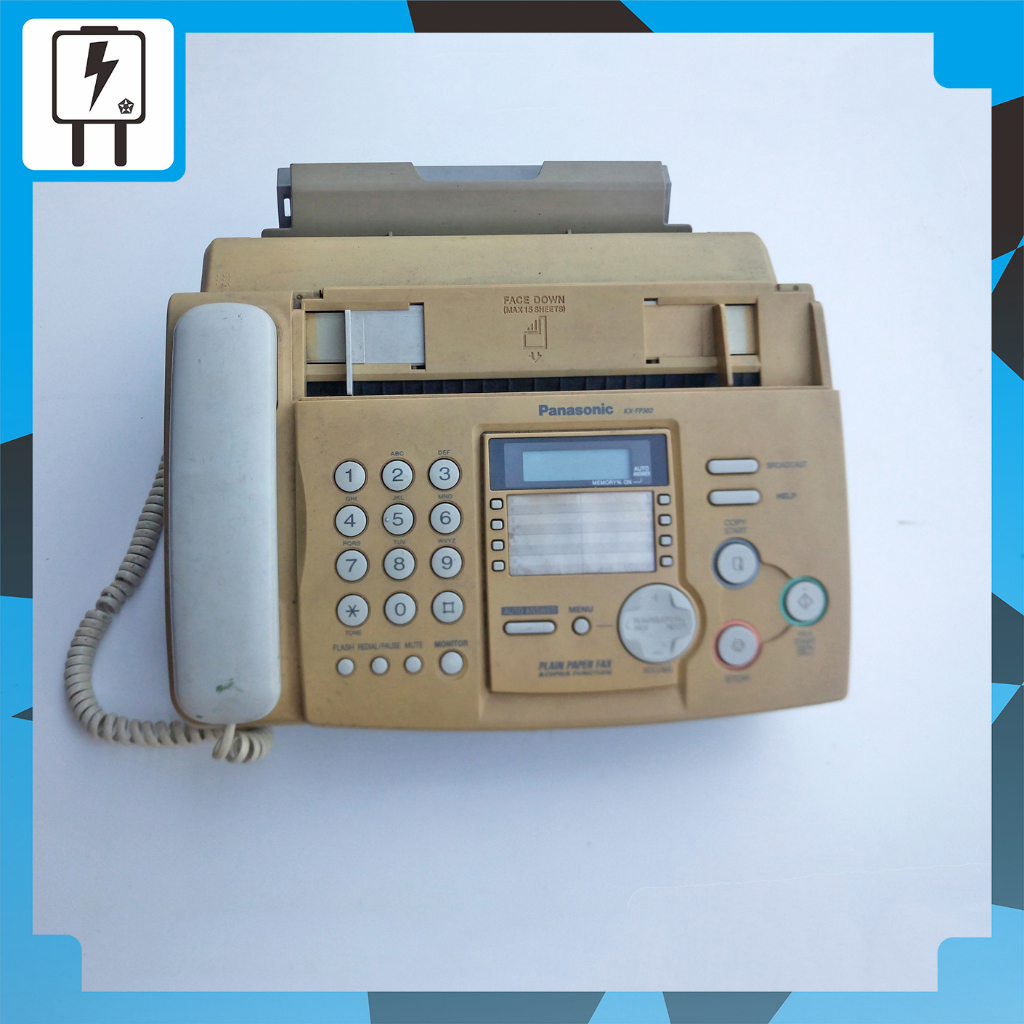 Jual Mesin Fax Panasonic KX FP 302 Telepon | Shopee Indonesia