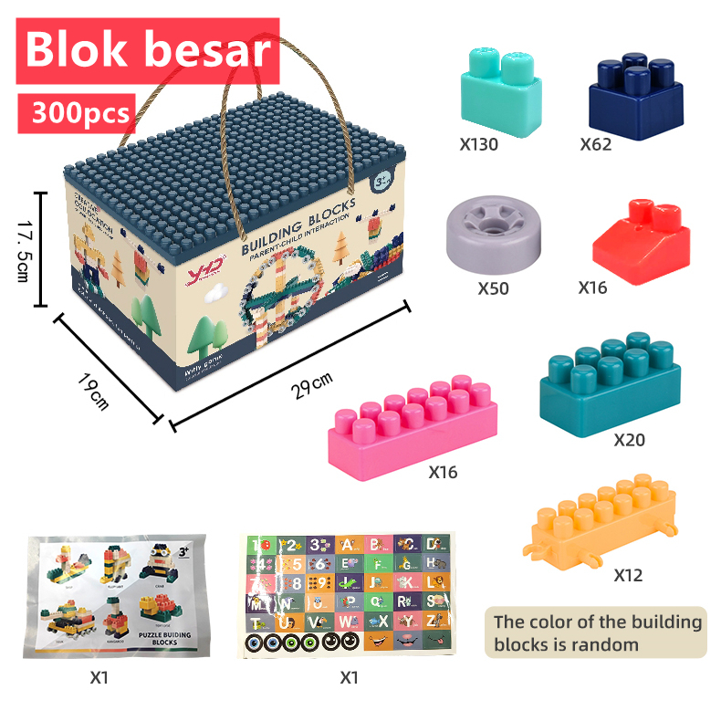 Jual Mainan Block Bangunan Anak Balok Susun Bricks Blok Mainan DIY ...