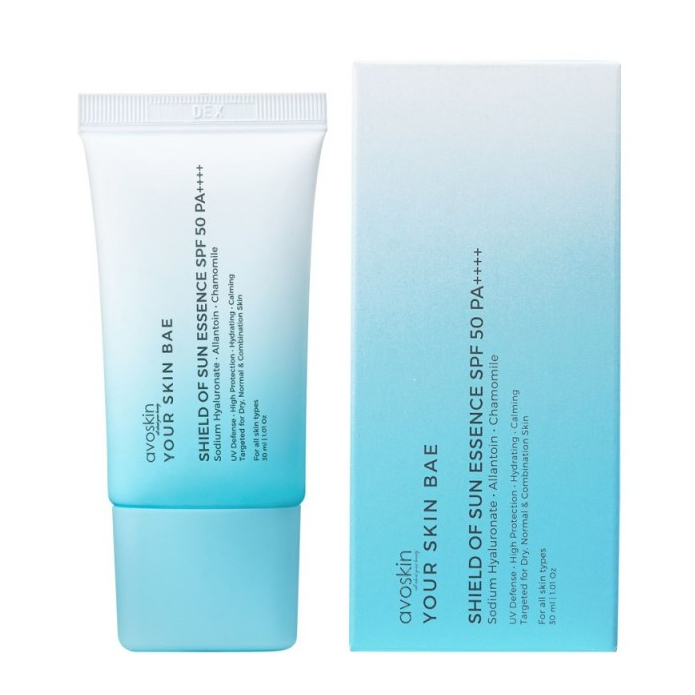 Jual AVOSKIN YOUR SKIN BAE SHIELD SUN ESSENCE SPF 50 SODIUM HYALURONATE ...