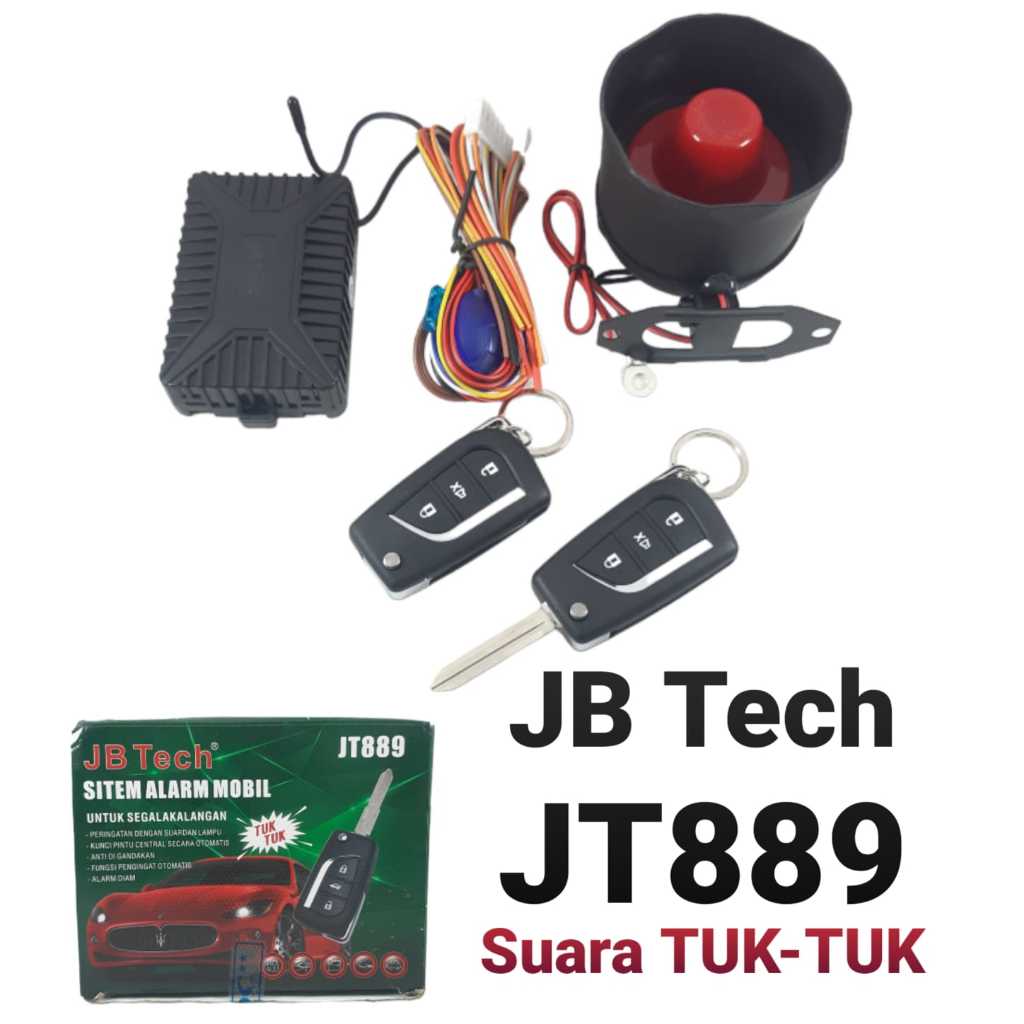 Jual Alarm Mobil JT889 Kunci Lipat Model Mercy 3 Tombol - Marcedes Benz ...