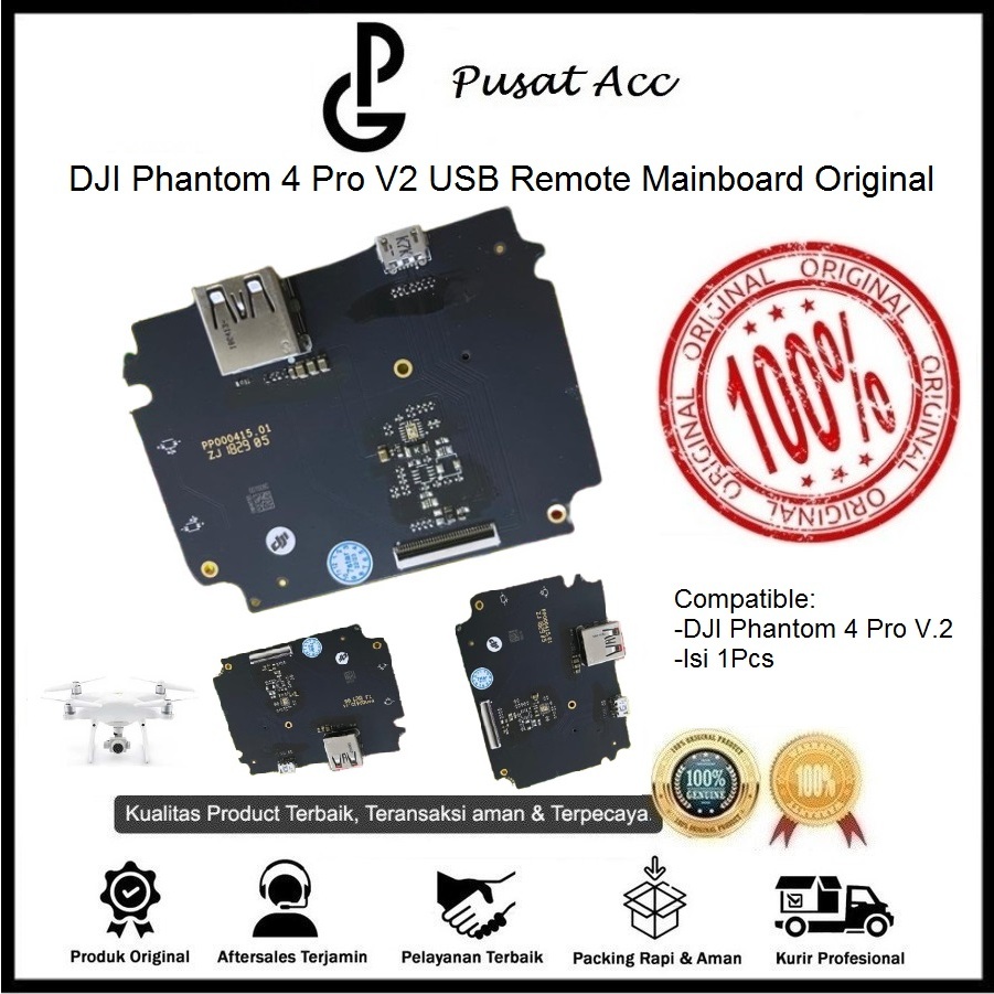 Jual DJI Phantom 4 Pro V2 USB Remote Mainboard Original Mainboard Remot ...