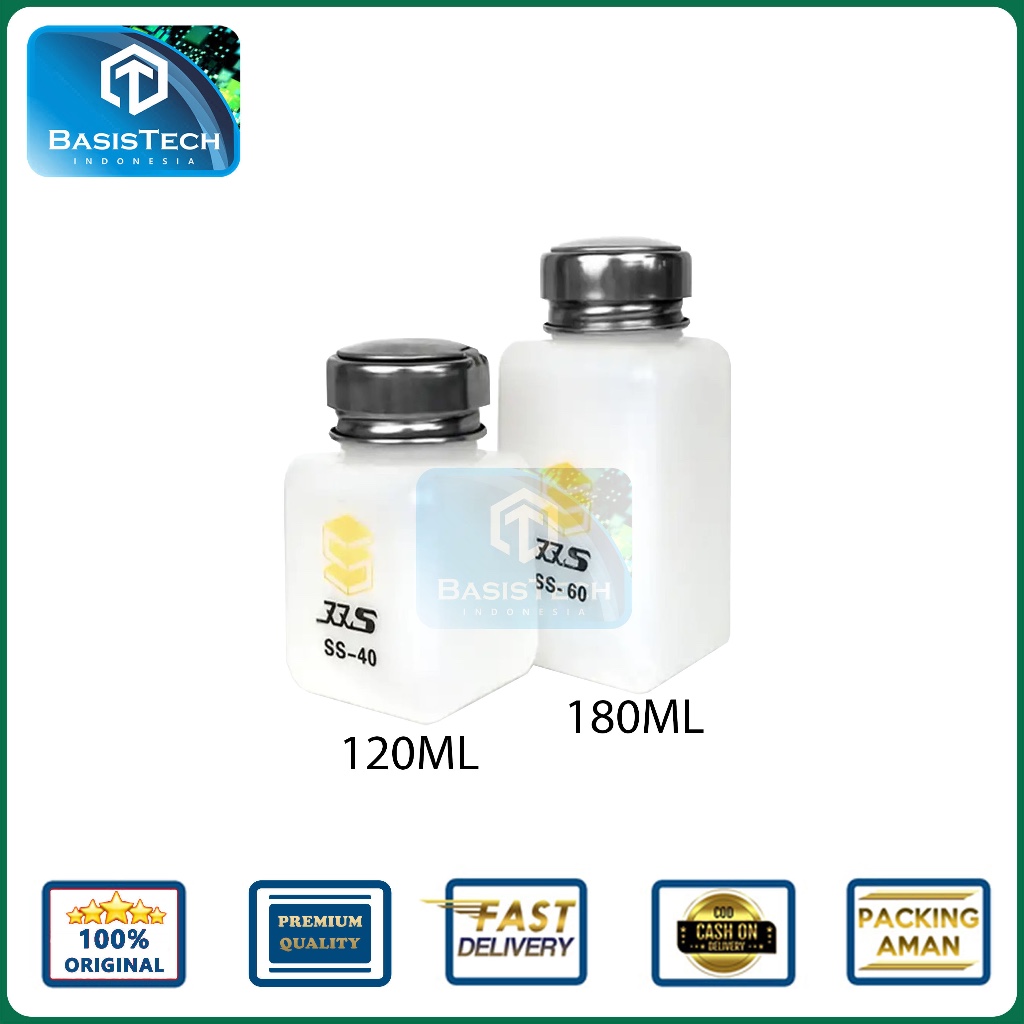 Jual BOTOL KOSONG UNTUK TINER DLL - SUNSHINE SS-40 SS-60 120ML 180ML | Shopee Indonesia