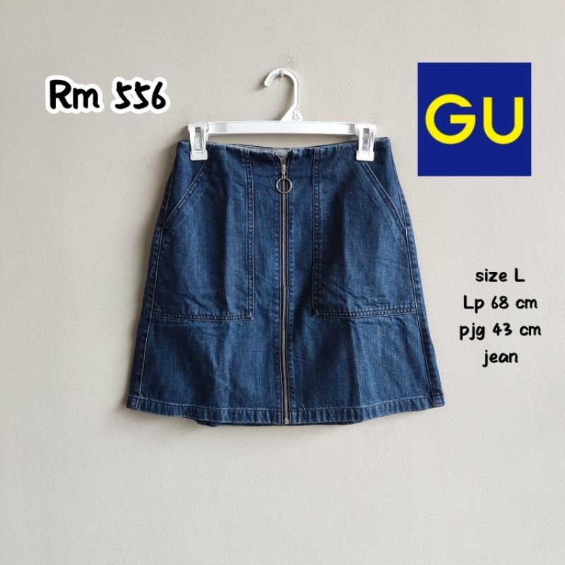 Jual FASHION ROK JEAN MINI | Shopee Indonesia