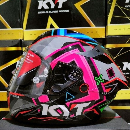 Jual HELM KYT TT COURSE RATTHAPARK PLAY REPLICA HELM KYT TTC RATAPARK | Shopee Indonesia