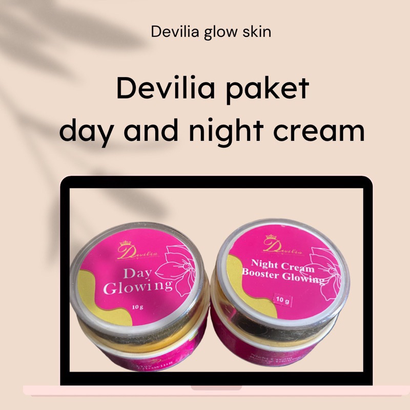 Jual Devilia Paket isi 1 Day Cream dan 1 Night Cream (Kemasan Baru ...