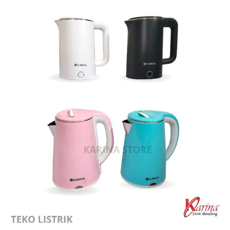 Jual Subron Teko Termos Listrik Pemanas Air Kettle 450W Electric ...