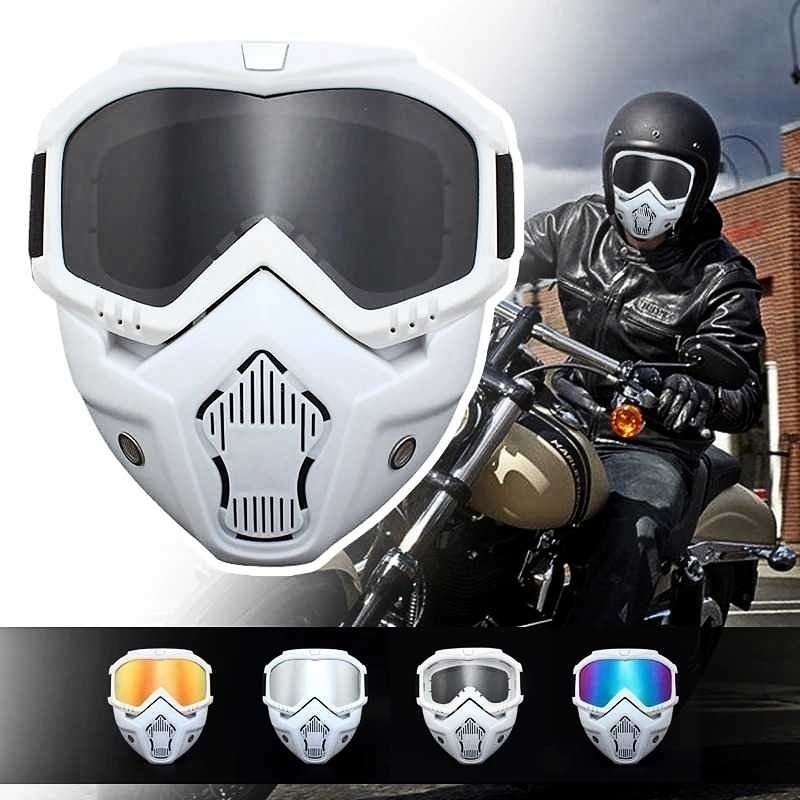 Jual Topeng pelindung penutup wajah google masker motor touring ...