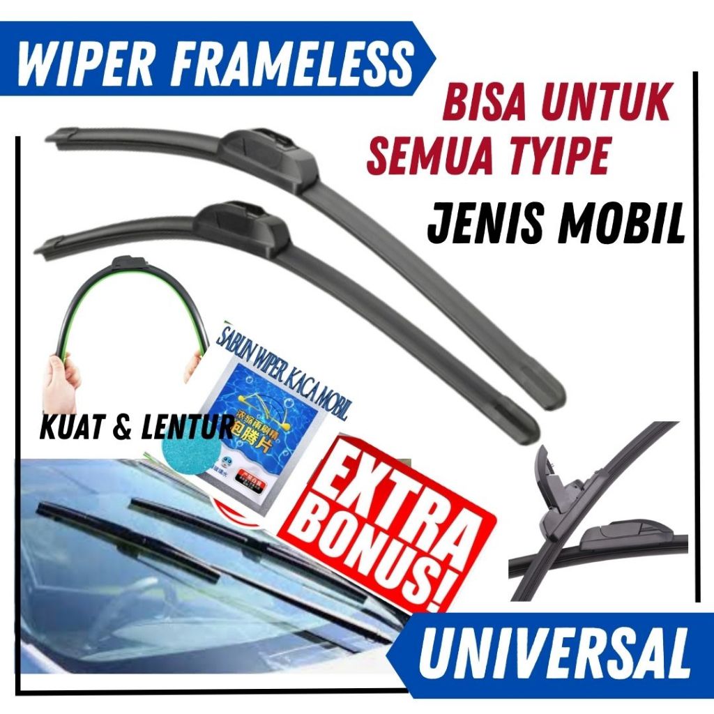 Jual Wiper Depan Kaca Mobil Avanza Xenia Agya Ayla Ertiga Rush Terios ...