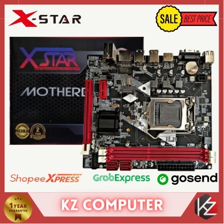 Jual Motherboard X-STAR H61 LGA 1155 DDR3 Mainboard Mobo H61 LGA1155 | Shopee Indonesia