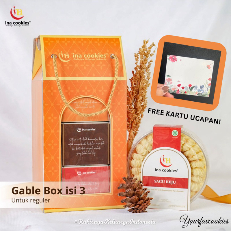 Jual Gable Box Hampers Ina Cookies | Shopee Indonesia