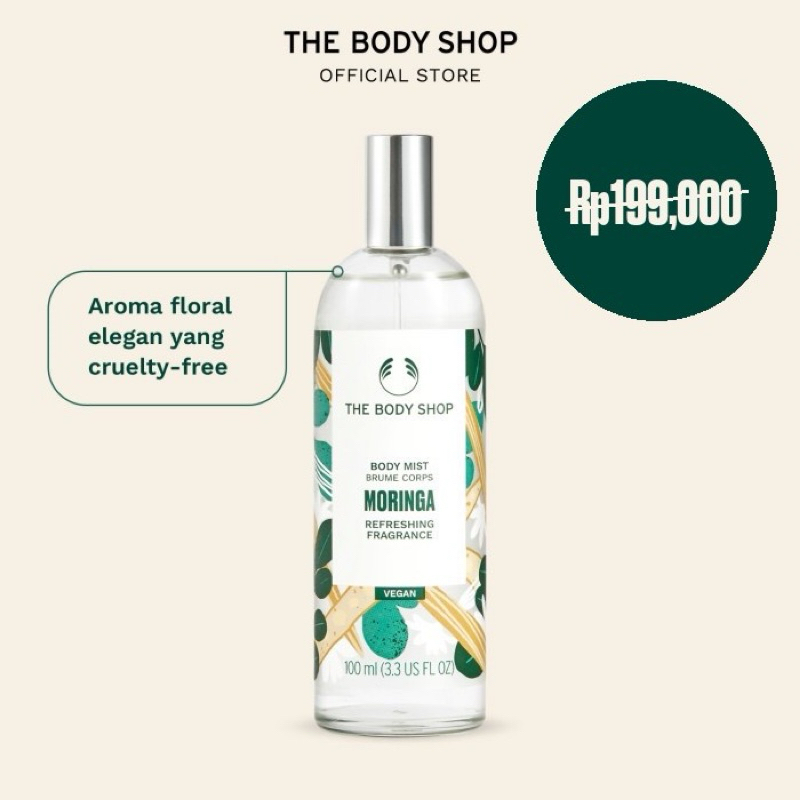 Jual The Body Shop Moringa Body Mist 100ml | Shopee Indonesia