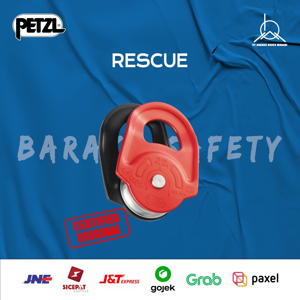 Jual PETZL RESCUE High Strength, Very High Efficiency Pulley for ...