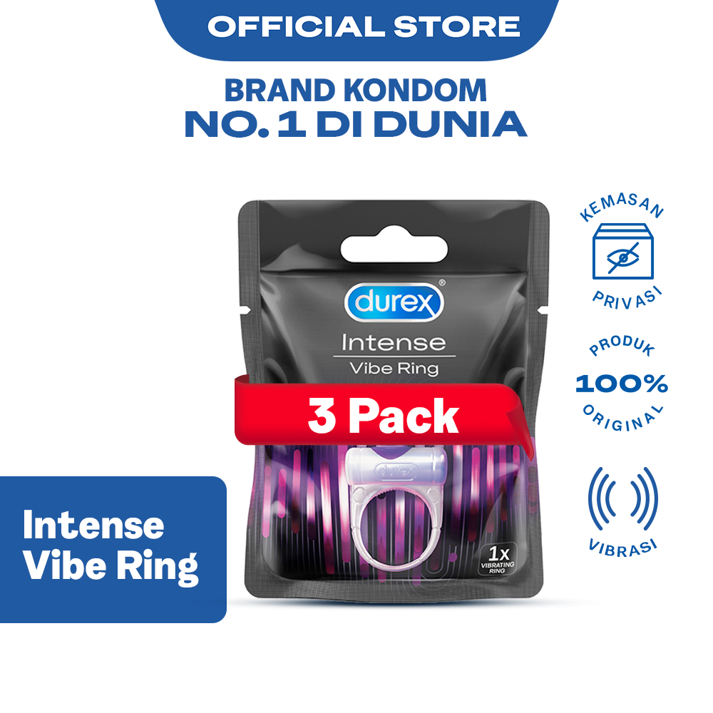 Jual Durex Intense Vibration Ring x 3 pcs - Cincin Getar Alat Bantu ...