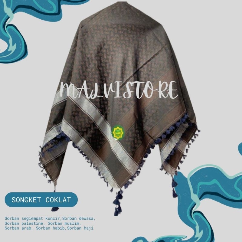 Jual Sorban haji / Sorban habib / Sorban segi empat | Shopee Indonesia