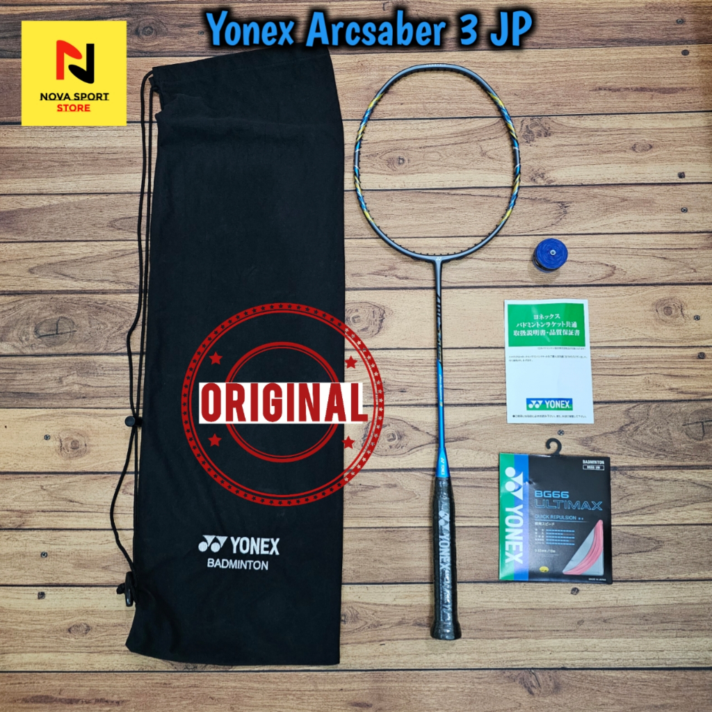 Jual Yonex Raket Badminton Arcsaber 3 Jp | Shopee Indonesia