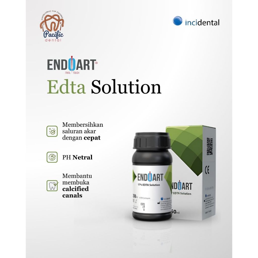 Jual EDTA EndoArt Solution 17% / Cairan Irigasi / Endodontic / Cairan ...