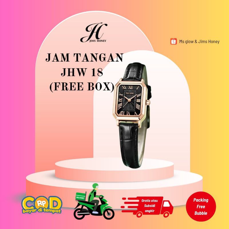 Jual Jims Honey JHW 18 Jam Tangan Wanita (free box) | Shopee Indonesia