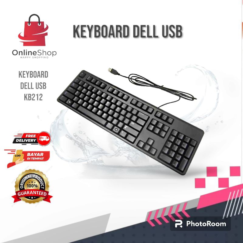 Jual Keyboard usb DELL Original DELL KB212 murah | Shopee Indonesia