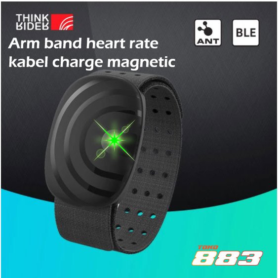 Jual ThinkRider Heart Rate Monitor Wrist Band Armband Wrist Strap BLE ANT+ HW702 | Shopee Indonesia