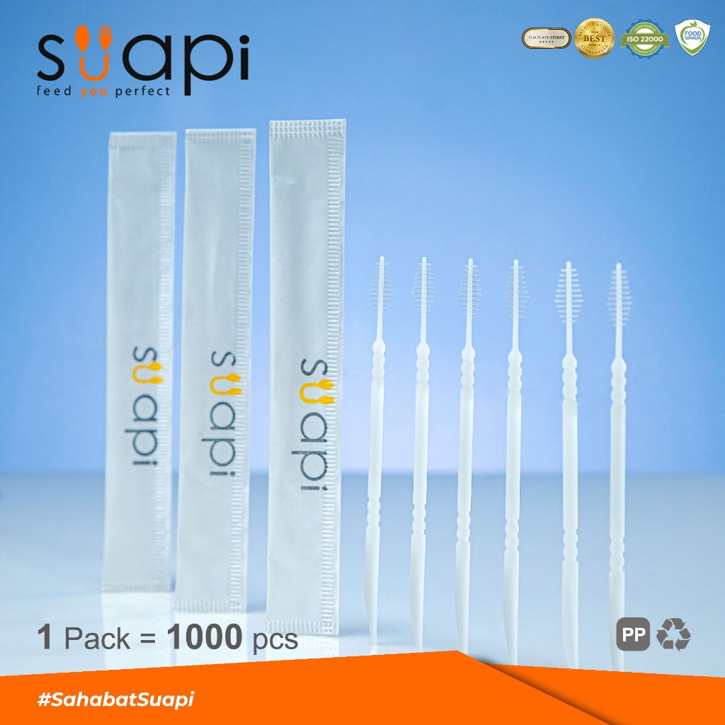 Jual [1000 pcs] SUAPI Tusuk Gigi Plastik bungkus individual higienis ...