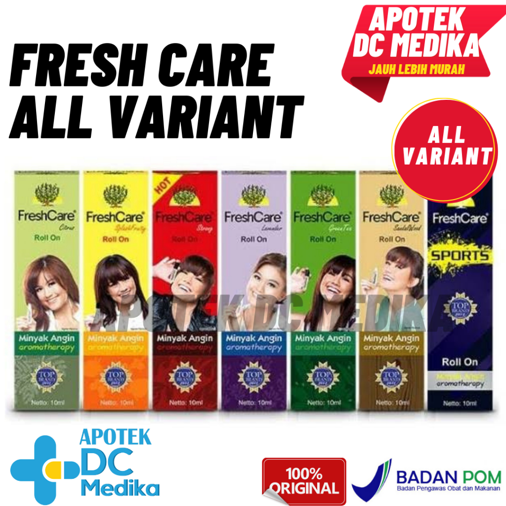 Jual FRESH CARE / ALL VARIANT / ROLL ON / FRESHCARE / HOT / PRESS ...