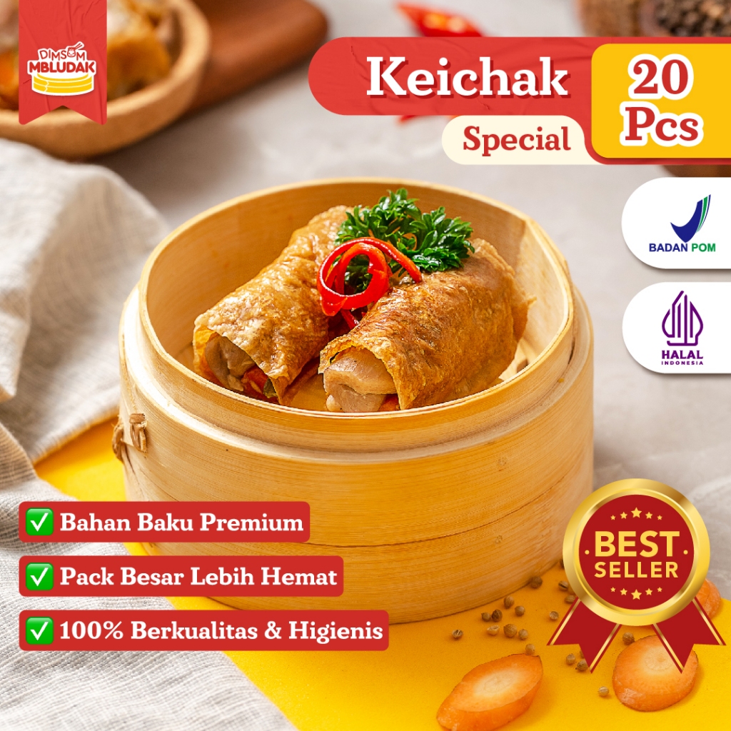 Jual Dimsum Mbludak Keichak Frozen Dimsum Special Halal 20 Pcs | Shopee ...