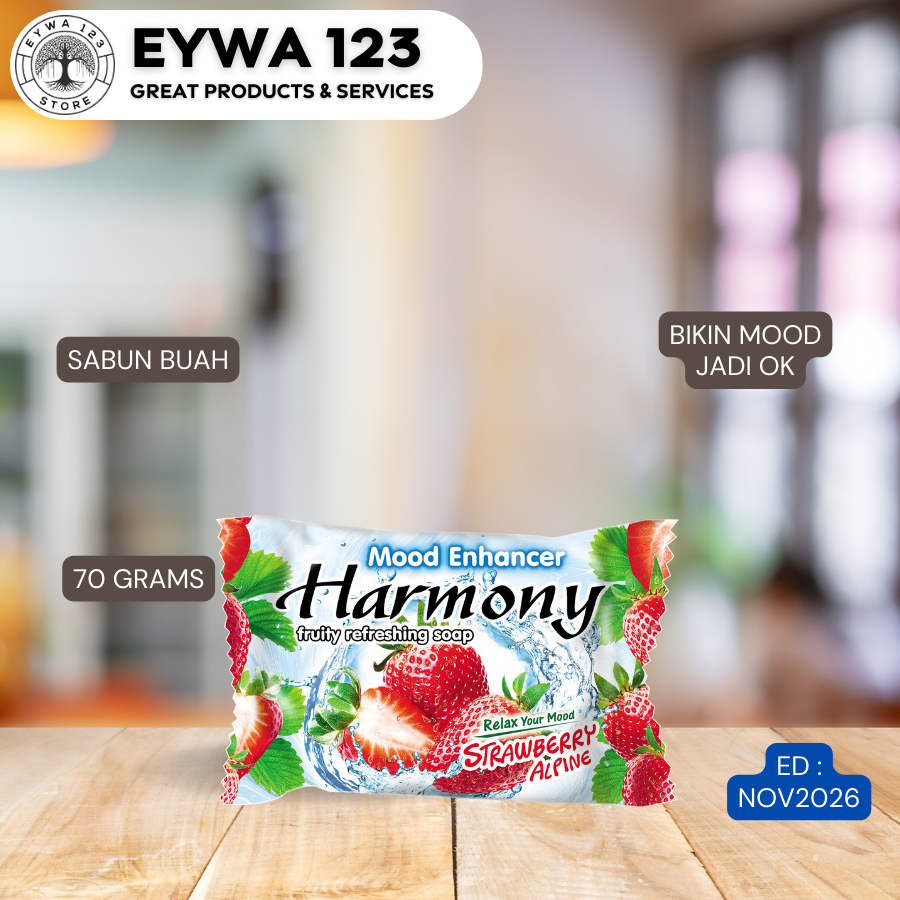 Jual HARMONY Sabun Buah Strawberry 70g | Shopee Indonesia