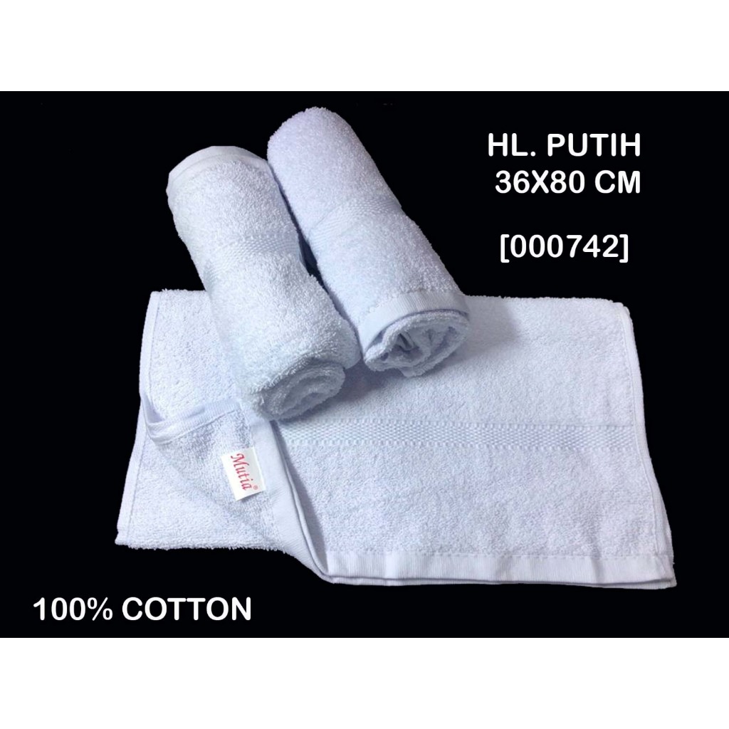 Jual Handuk Sport Putih / Handuk Leher Ukuran 30 x 70 cm | Shopee Indonesia