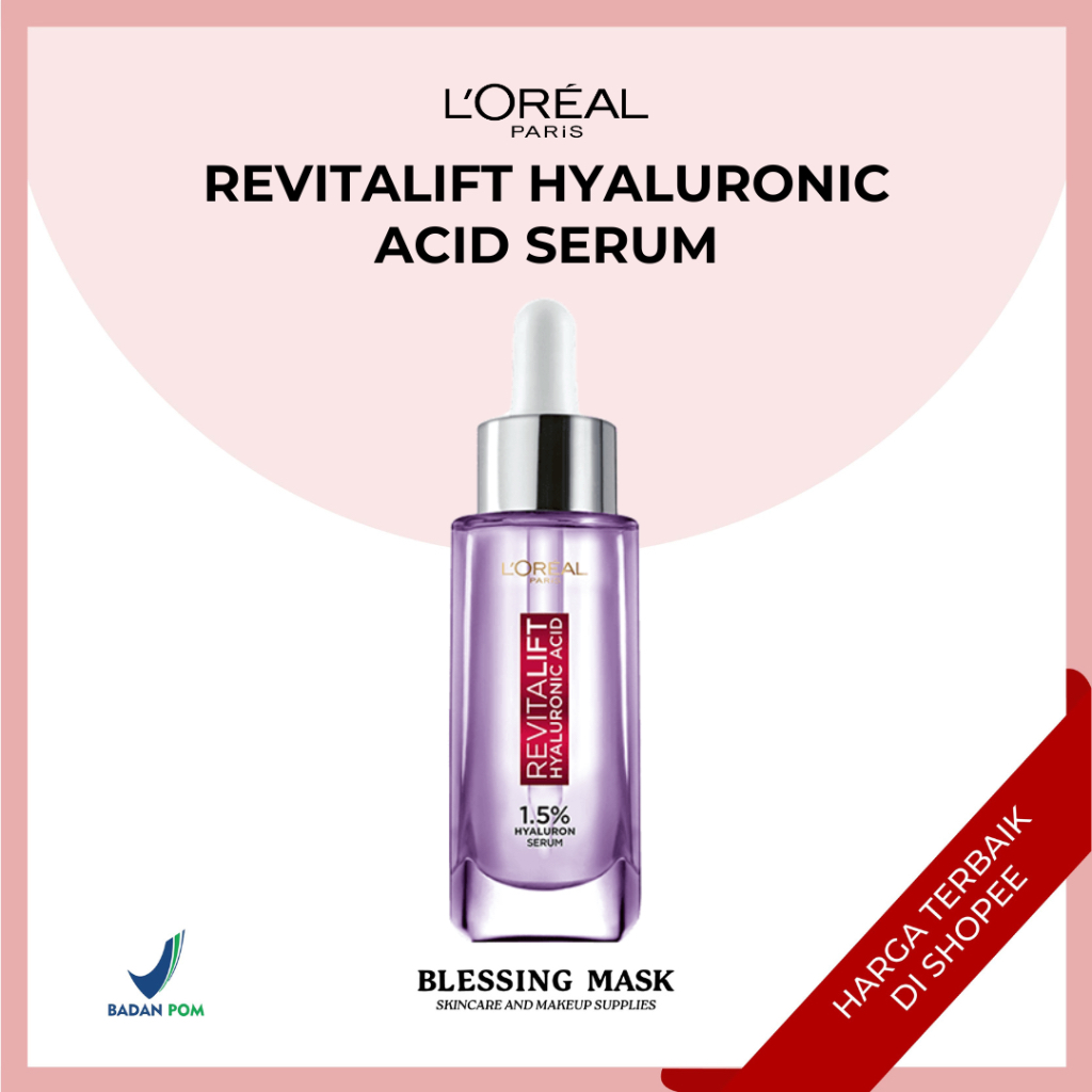 Jual L'Oreal Paris Revitalift Hyaluronic Acid Serum - 15mL | Skin Care ...