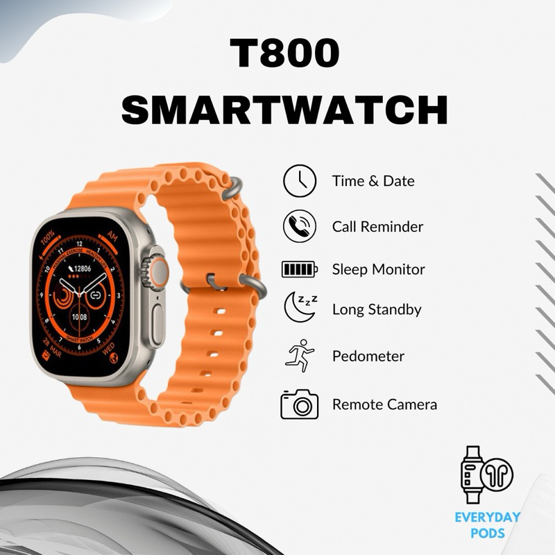 Jual (GARANSI 12 BULAN) Smartwatch T800 ULTRA SMARTWATCH SERIES 8 ULTRA ...