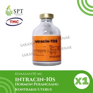 Jual INTRACIN 10S 50 ML HORMON PENAMBAH KONTRAKSI USUS SAPI KAMBING CAT ...