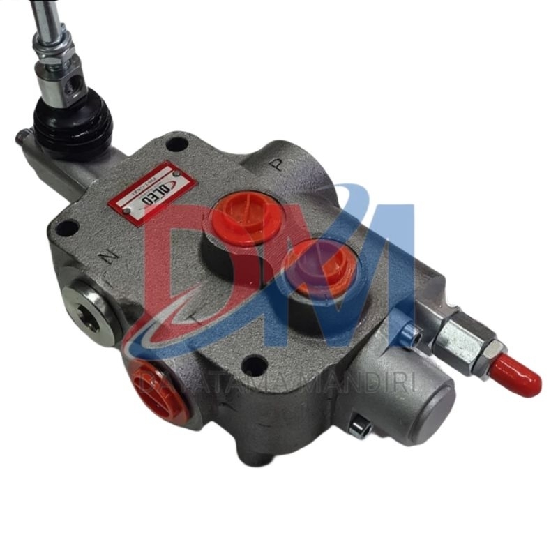 Jual P80 1P HAND CONTROL VALVE 1 TUAS / HAND VALVE HIDROLIK 80 LPM DRAT ...